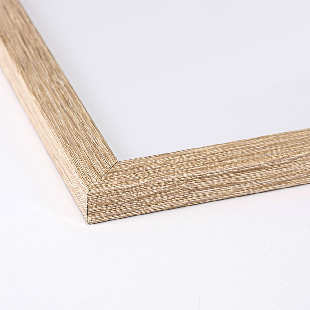 Frames Factory Holz-Bilderrahmen Hekla (MDF) als Maßanfertigung Natur ...
