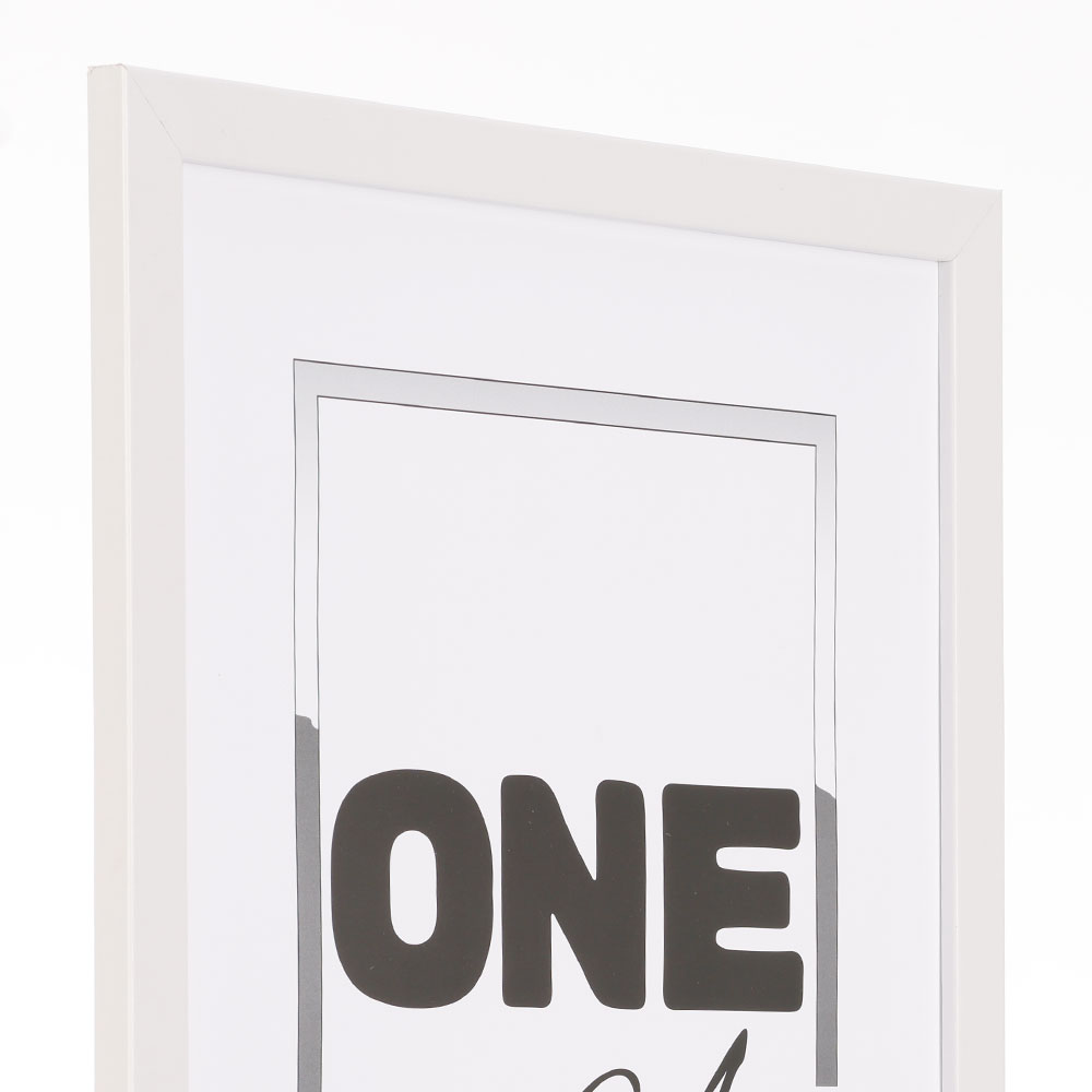 Frames Factory Holz-Bilderrahmen Taal (MDF) 21x29,7 cm (A4) - Weiß ...