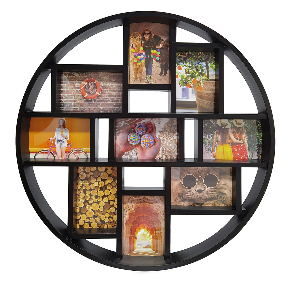 Henzo Collagerahmen Discus 9x10x15 cm - schwarz | AllesRahmen.de