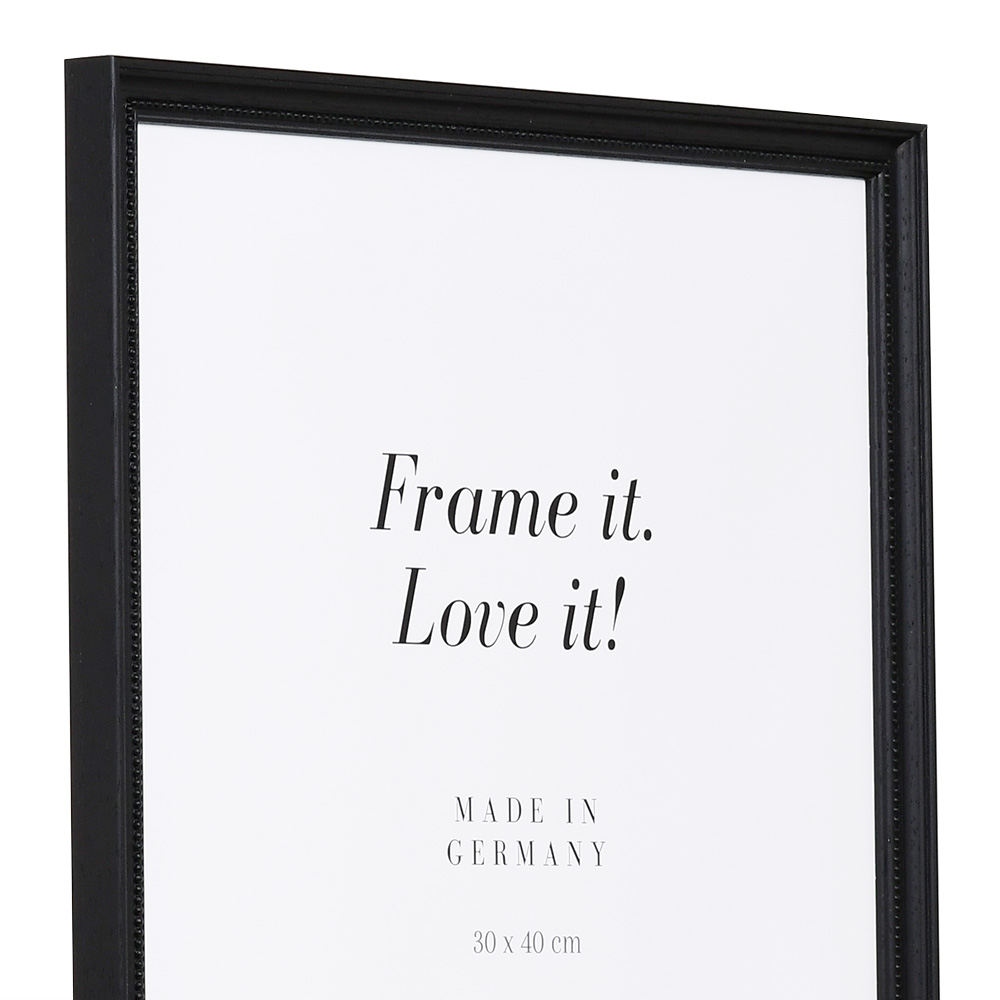 Mira Holz-Bilderrahmen Auray 20x20 cm - Schwarz | AllesRahmen.de