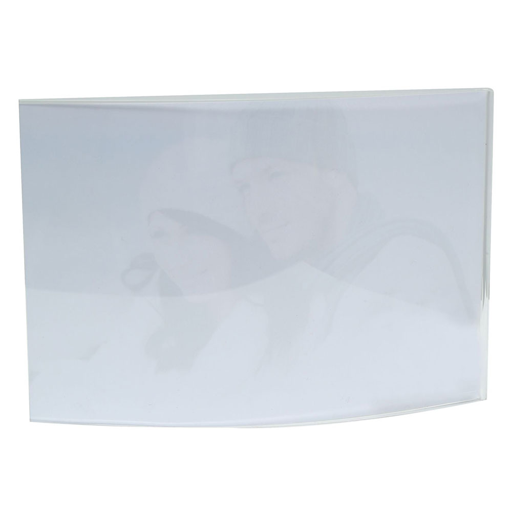 Deknudt Acryl Fotorahmen gebogen 10x15 cm - transparent | AllesRahmen.de