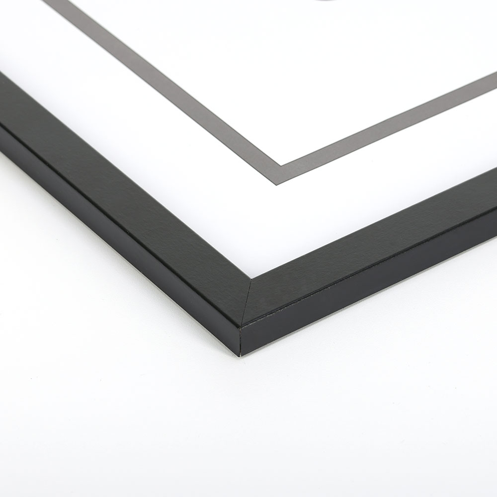 Frames Factory Holz-Bilderrahmen Taal (MDF) 21x29,7 cm (A4) - Schwarz ...