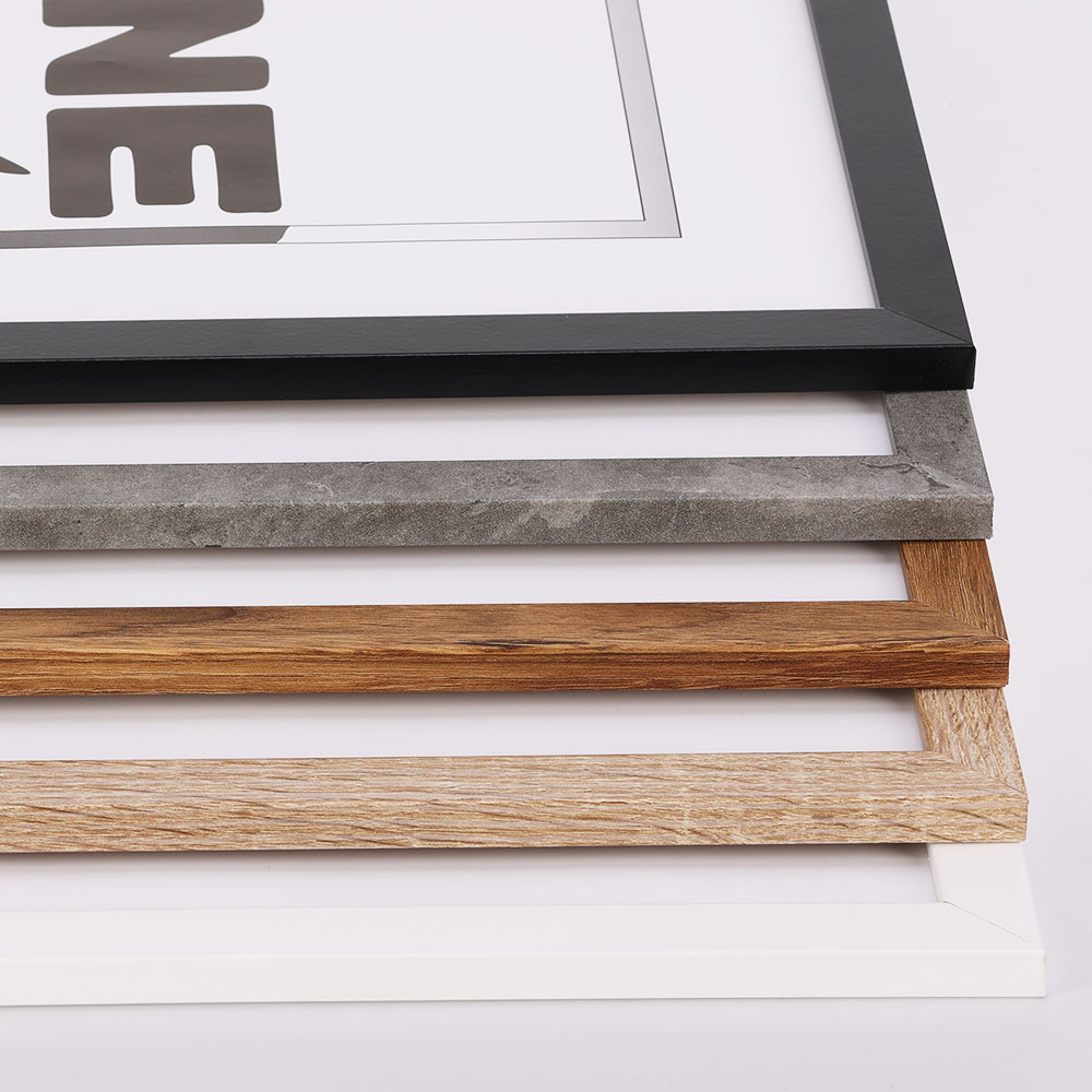 Frames Factory Holz-Bilderrahmen Taal (MDF) 21x29,7 cm (A4) - Schwarz | AllesRahmen.de