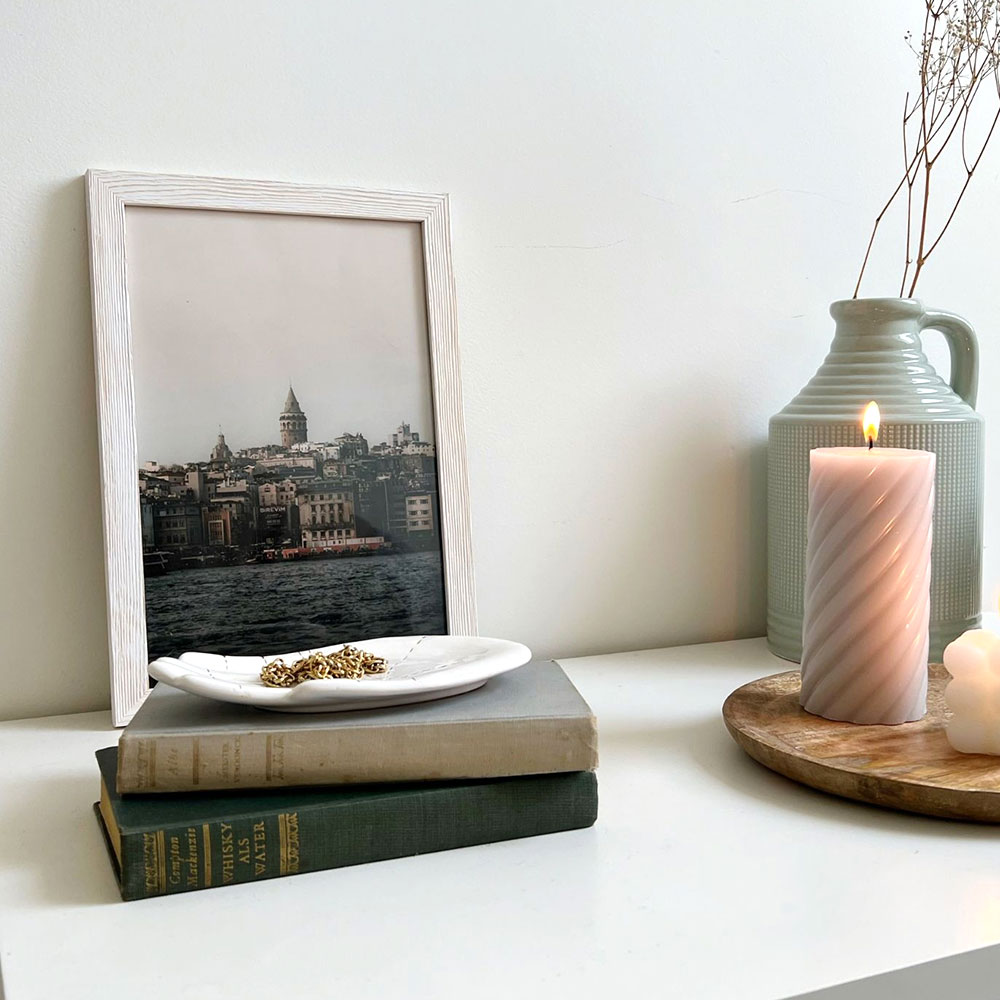 Deknudt Bilderrahmen Camille aus verwittertem Holz 13x18 cm - weiß ...